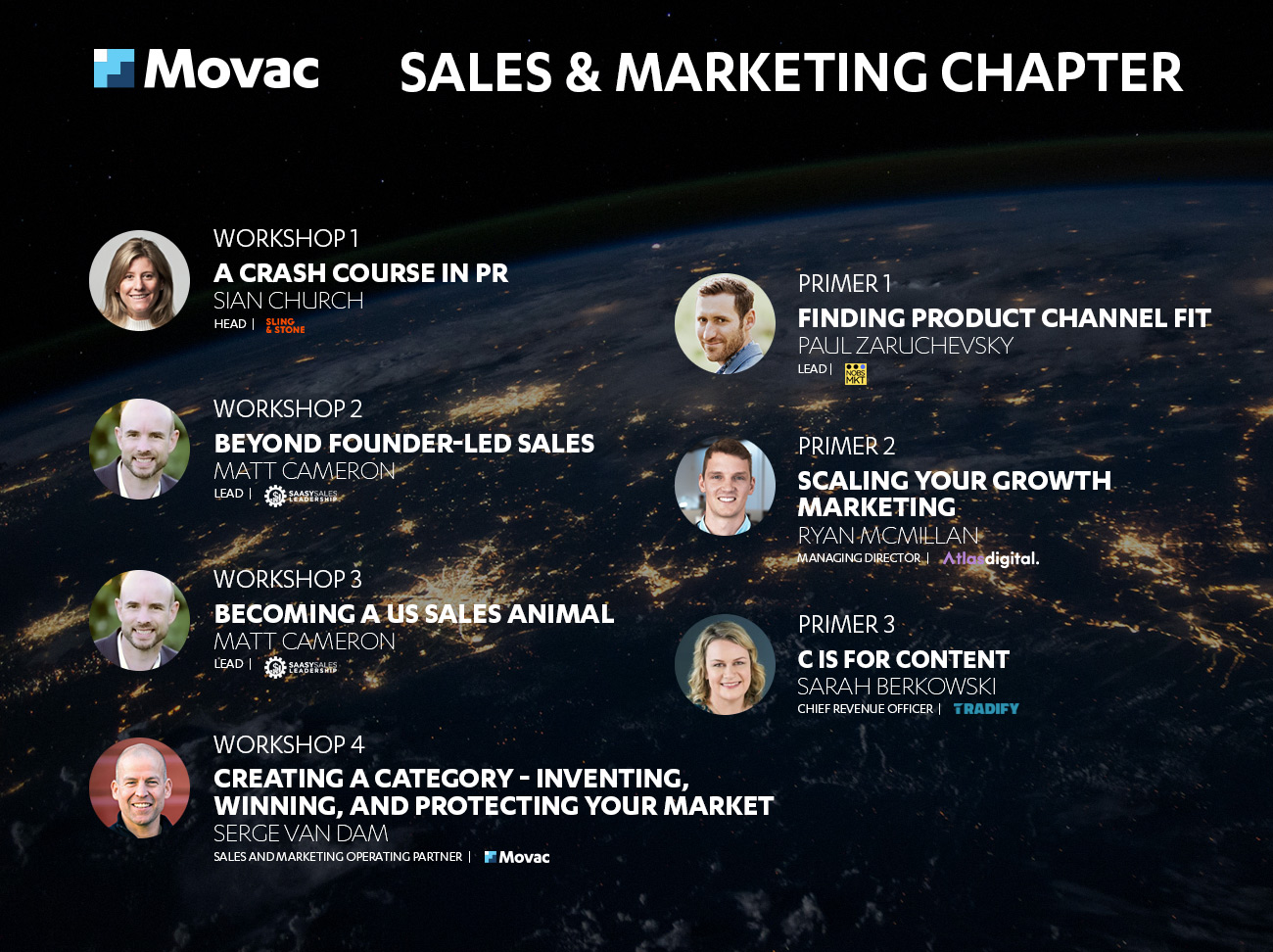 Introducing...the Sales & Marketing Chapter | Movac | Venture Capital
